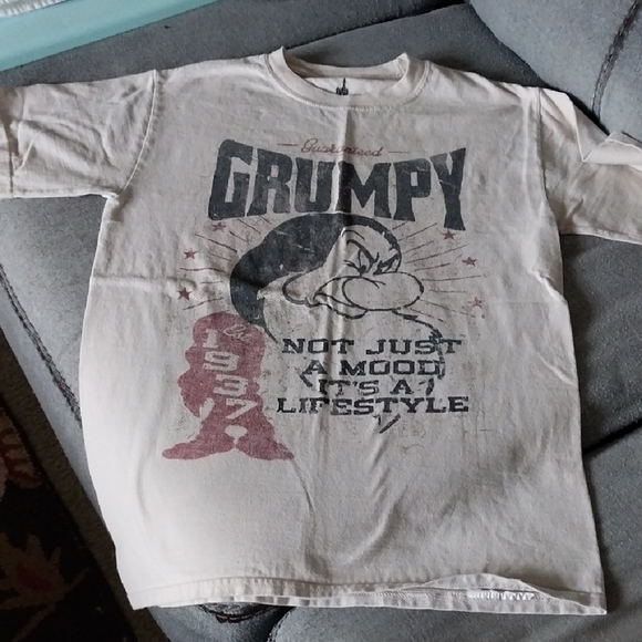 Disney | Tops | Vintage Style Seven Dwarfs Grumpy Graphic Tshirt | Poshmark